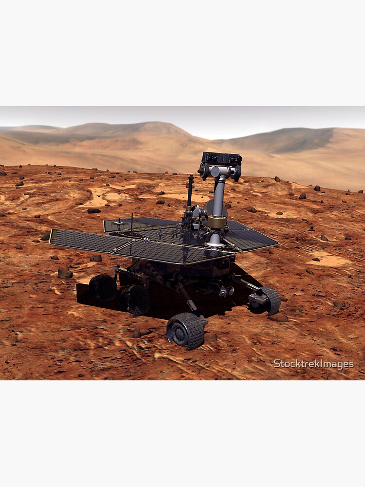 "Artists rendition of Mars Rover" Sticker for Sale by StocktrekImages ...