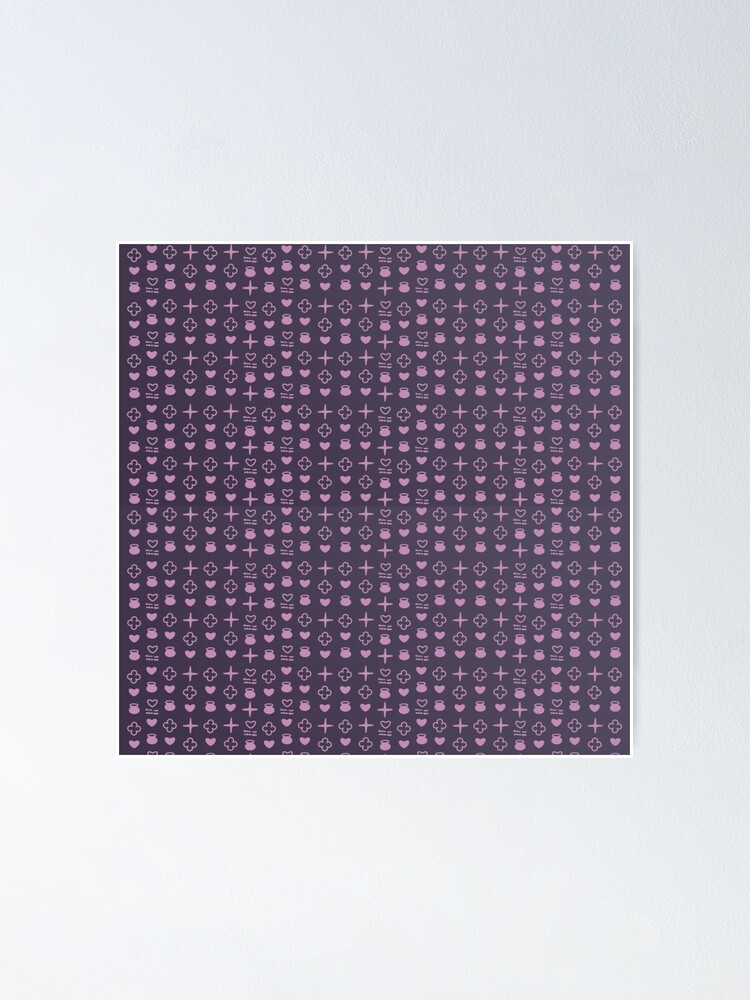 "ninomae ina nis tentacles pattern" Poster for Sale by Stephoenixstore ...