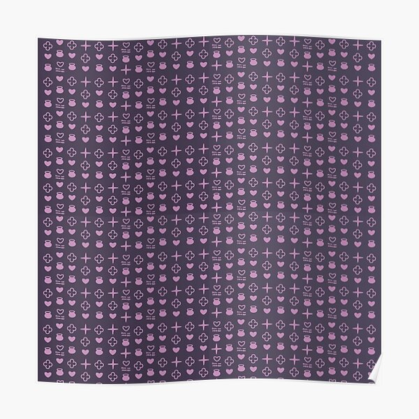 "ninomae ina nis tentacles pattern" Poster for Sale by Stephoenixstore ...