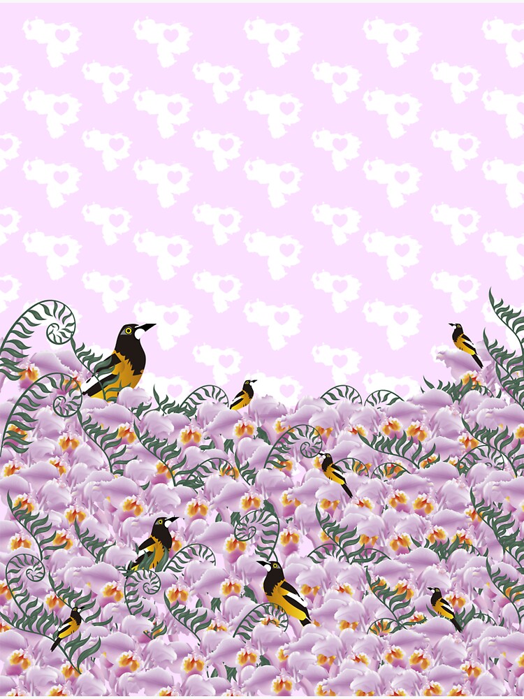 "Venezuela map pattern venezuela national bird, national flower orchids ...