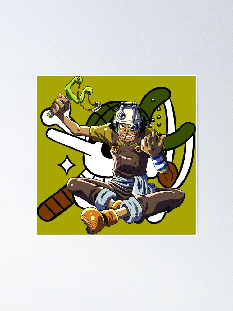 "Usopp One Piece Mugiwara" Poster for Sale by GUXTA | Redbubble