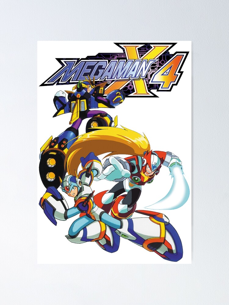 "Mega Man X4" Poster for Sale by Stormizinhu | Redbubble