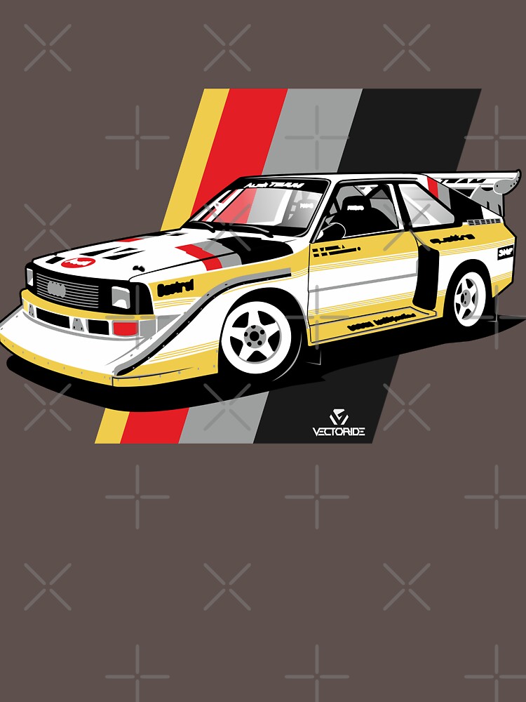"Quattro Group B" T-shirt for Sale by vectoride | Redbubble | audi t ...