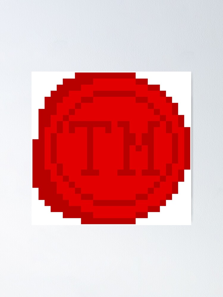 "Pixel Art Taskmaster Logo" Poster by 8-BitBrookes | Redbubble