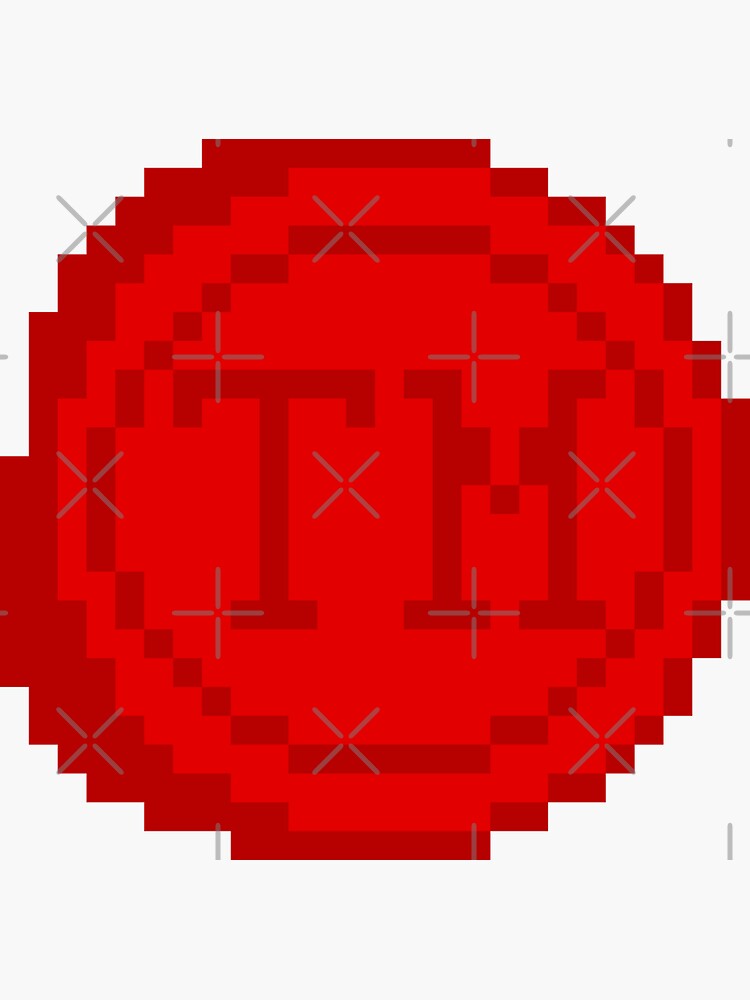 "Pixel Art Taskmaster Logo" Sticker by 8-BitBrookes | Redbubble