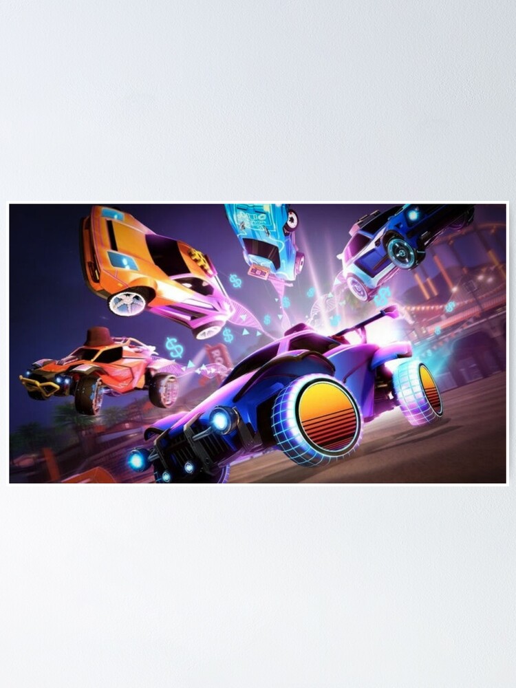 "Rocket Soccer League Sunset Wheels " Poster for Sale by Alfi-Red ...