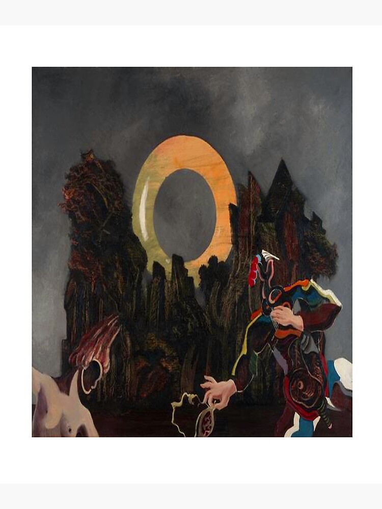 Max Ernst Showing a Young Girl the Head of his Father c Premium Matte ...