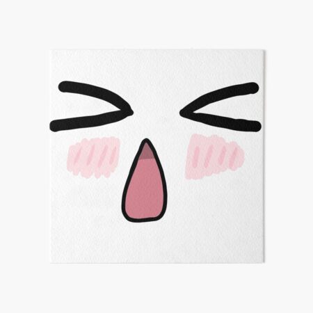 "Anime Awoo Face" Art Board Print by Nyamelon | Redbubble