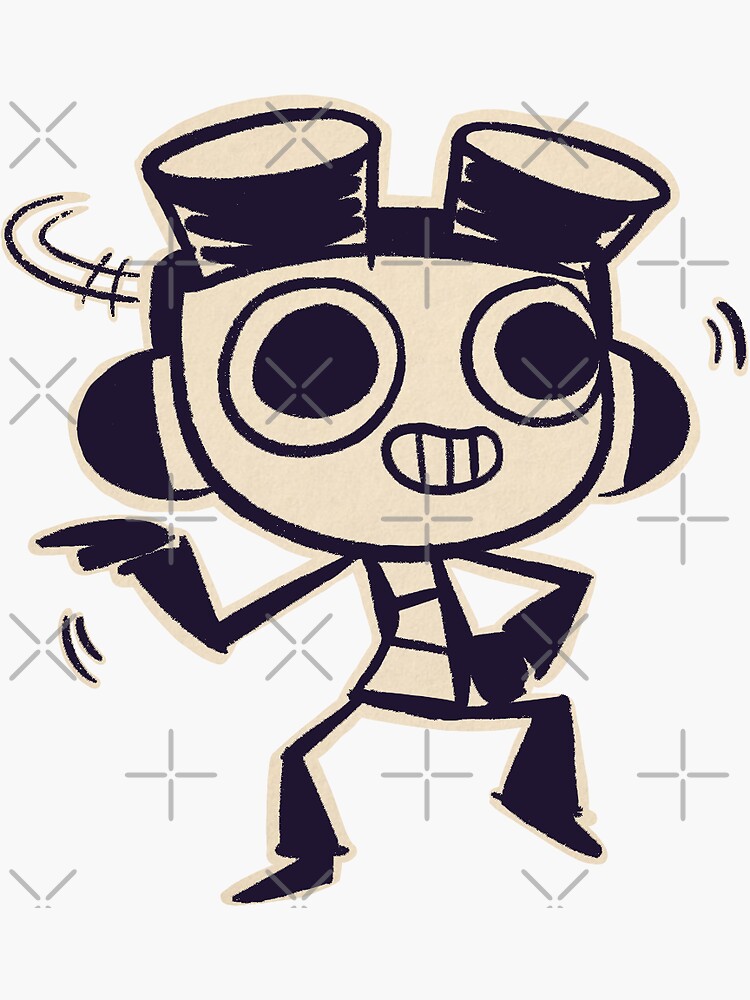 "Dancing Doodle Raz Raz's Archetype " Sticker for Sale by JulietRomanov ...