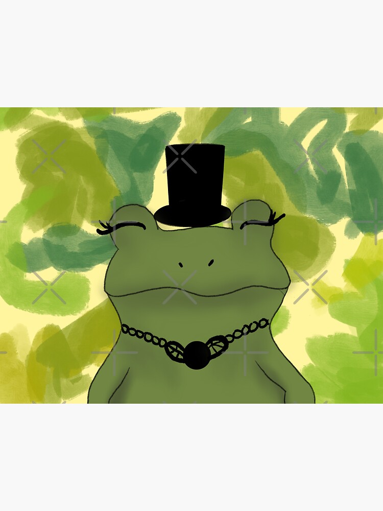 "Dapper frog" Sticker for Sale by Karinaaluiss | Redbubble