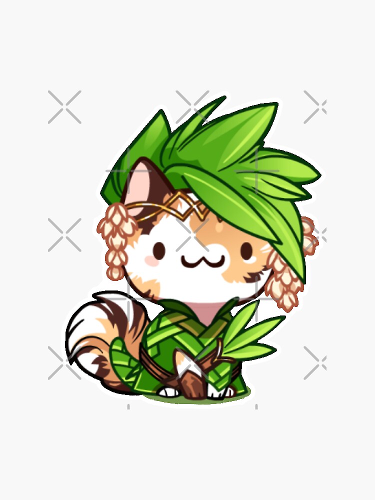 "Aloe Yucca Cat" Sticker for Sale by kaleidoscope32 | Redbubble