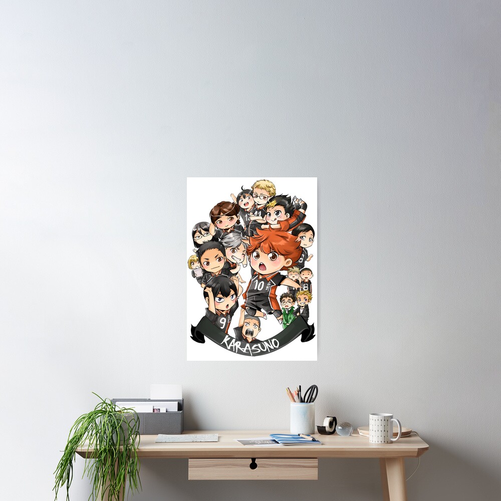 "Team Karasuno" Poster for Sale by Kamapon | Redbubble