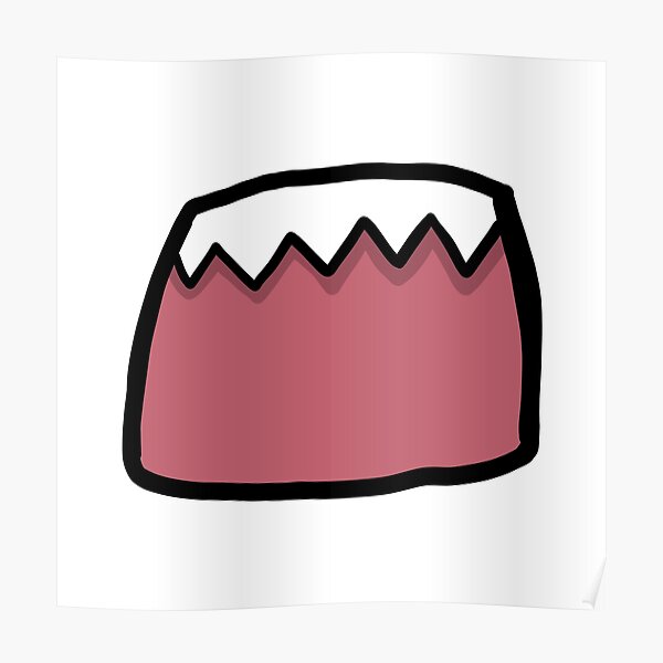 "Anime Yell mouth" Poster for Sale by Nyamelon | Redbubble