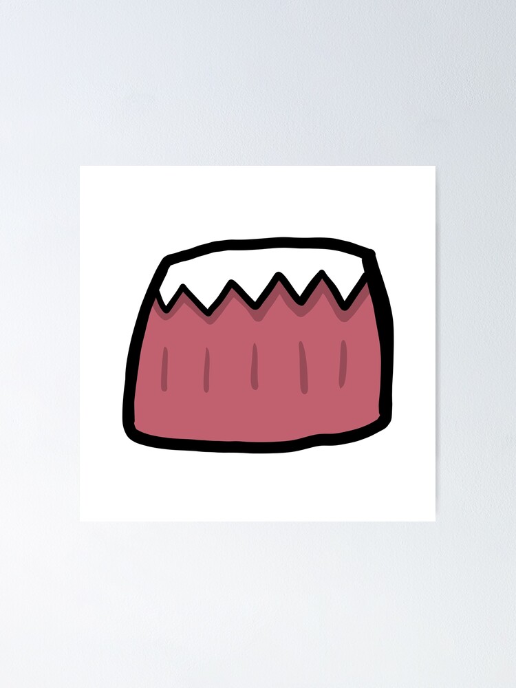 "Anime Yell Mouth" Poster for Sale by Nyamelon | Redbubble