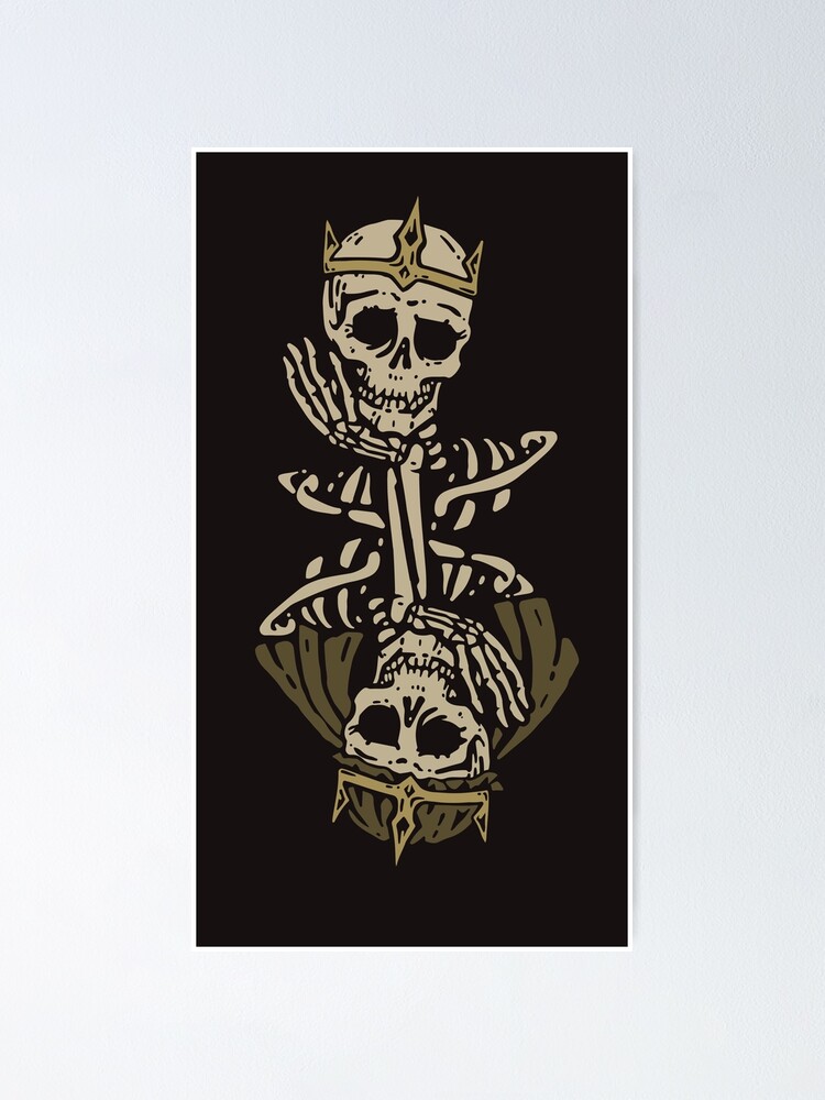 "Resting Lich Face" Poster for Sale by cavetricorn | Redbubble