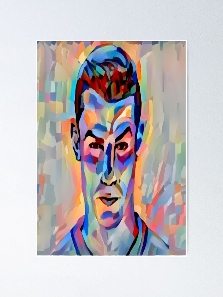 "Cristiano Rolando color illustration" Poster by natur-elle | Redbubble