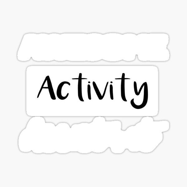 "awesome activity assistant " Sticker for Sale by rachidhaz | Redbubble