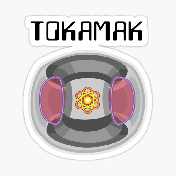 "Tokamak - Nuclear Fusion" Sticker for Sale by cerebrands | Redbubble