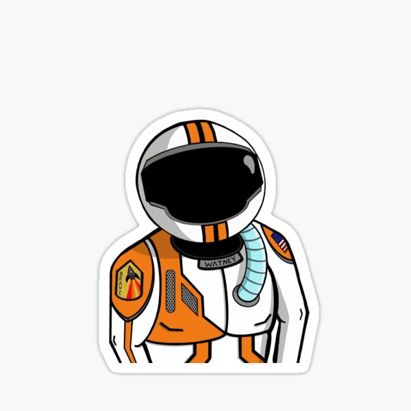 "Watney - Base" Sticker for Sale by BraveAstronauts | Redbubble