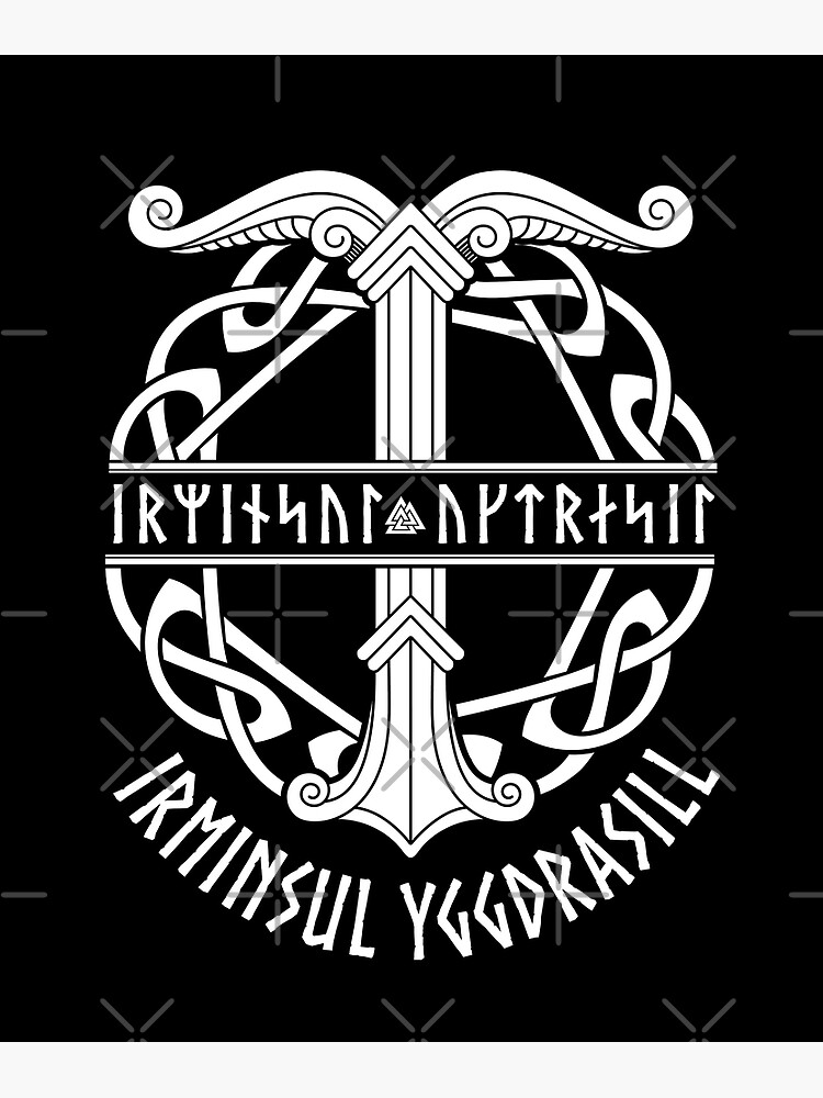 "Irminsul Yggdrasill" Poster for Sale by Helgi-chris | Redbubble