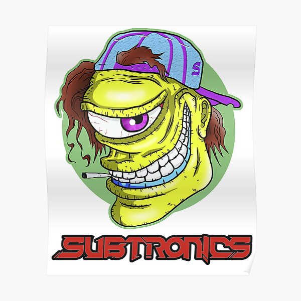 "Subtronics" Poster for Sale by nonahorn | Redbubble