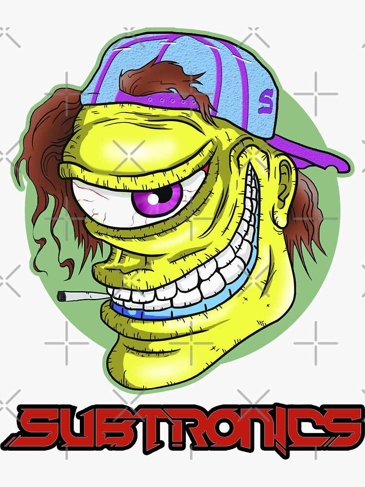 "Subtronics" Sticker for Sale by nonahorn | Redbubble