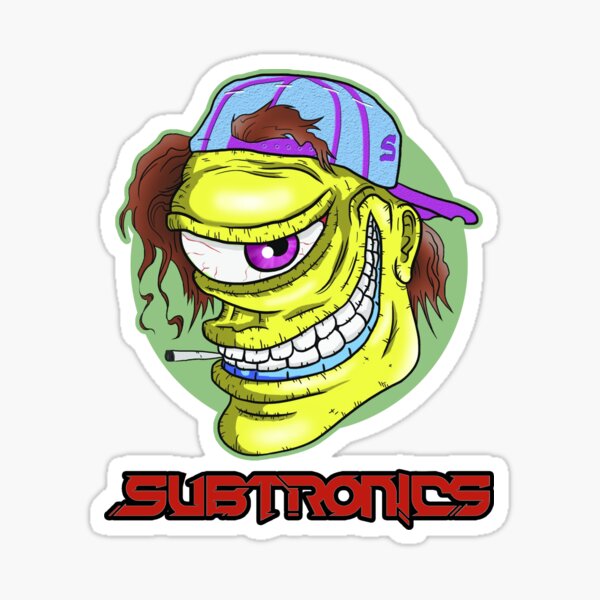 "Subtronics" Sticker for Sale by nonahorn | Redbubble