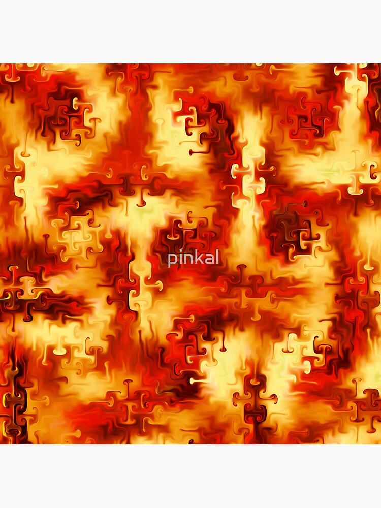 "Hot Flames" Poster for Sale by pinkal | Redbubble