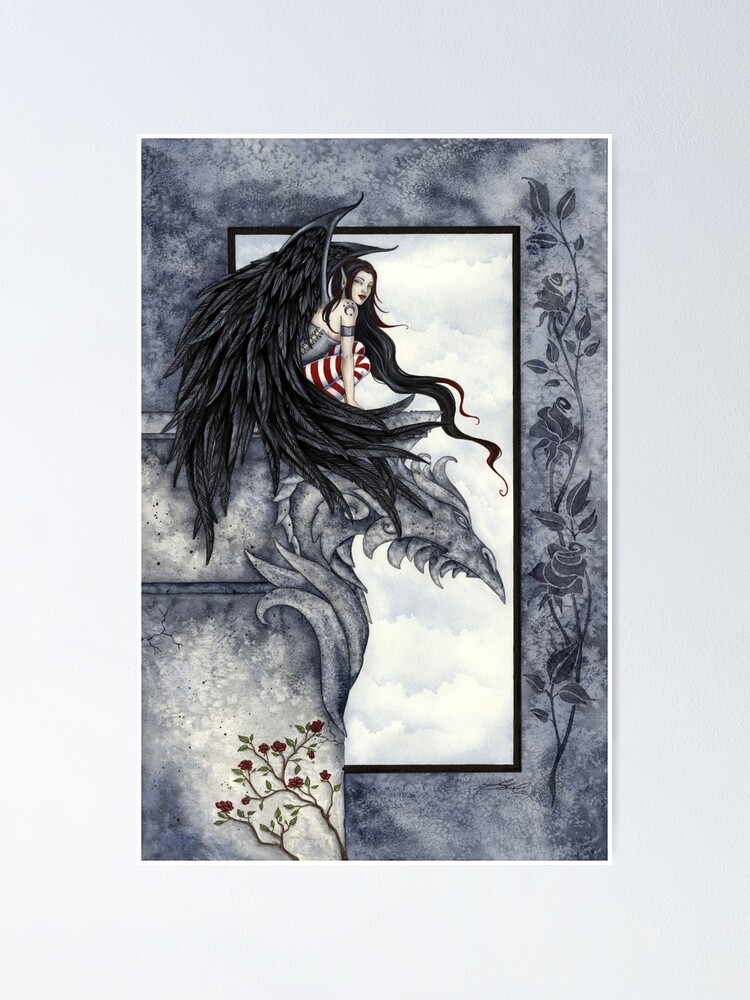 "Gothic" Poster for Sale by AmyBrownArt | Redbubble