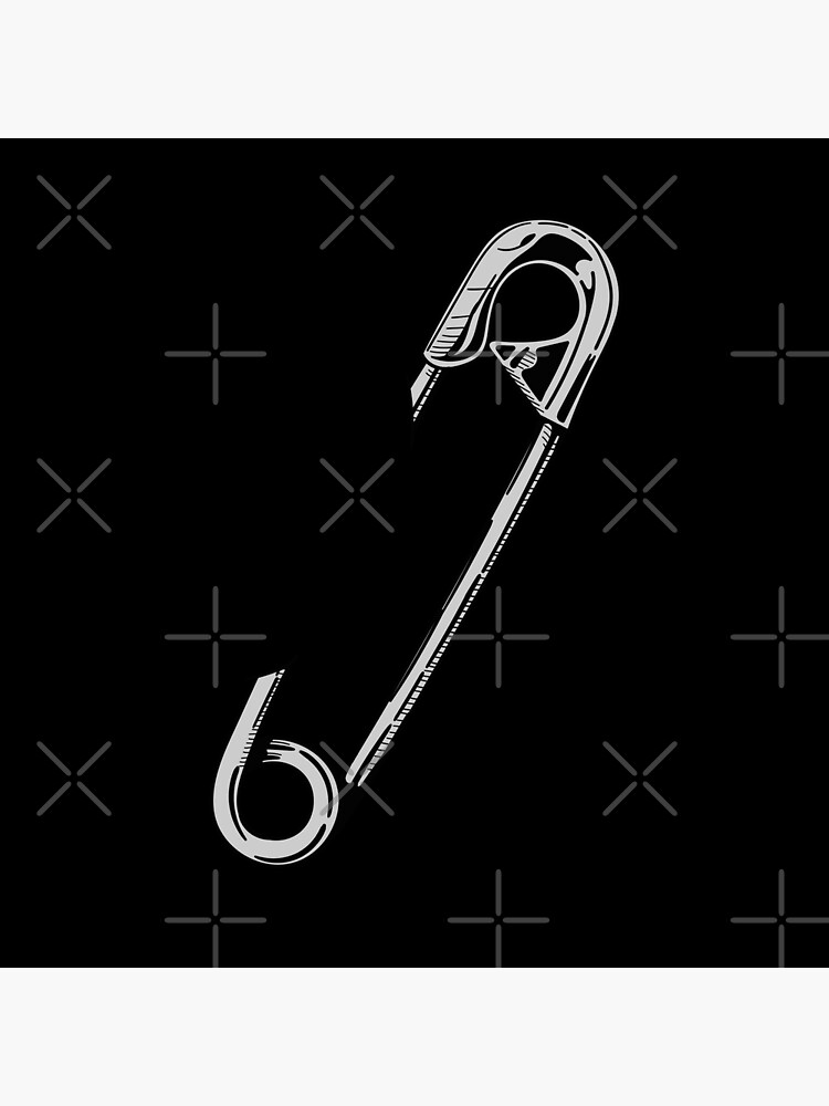 Safety pin Poster by Caldofran Redbubble