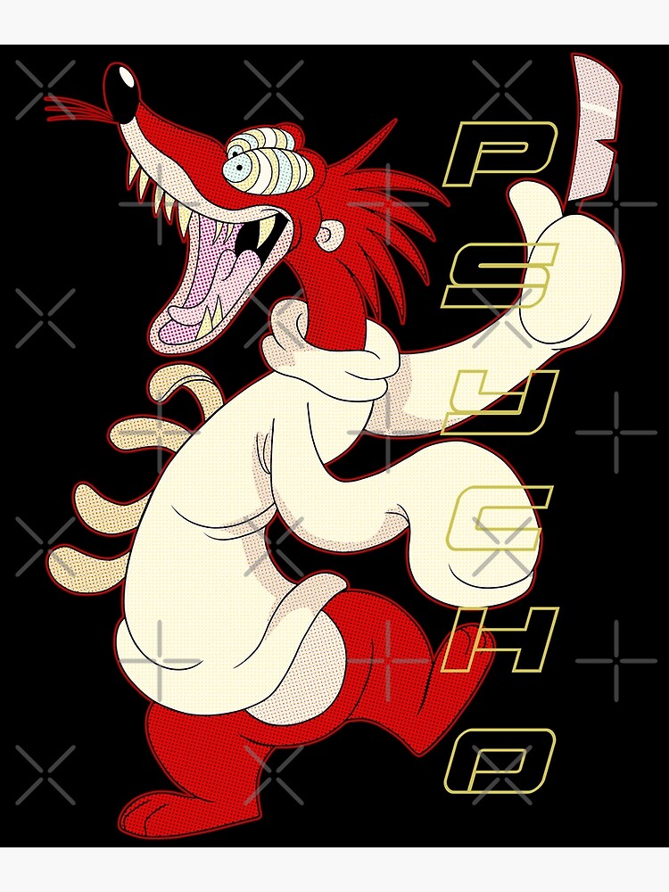 "Psycho the Weasel" Poster for Sale by Nizamo | Redbubble