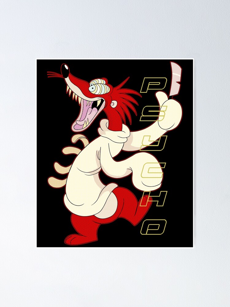 "Psycho the Weasel" Poster for Sale by Nizamo | Redbubble