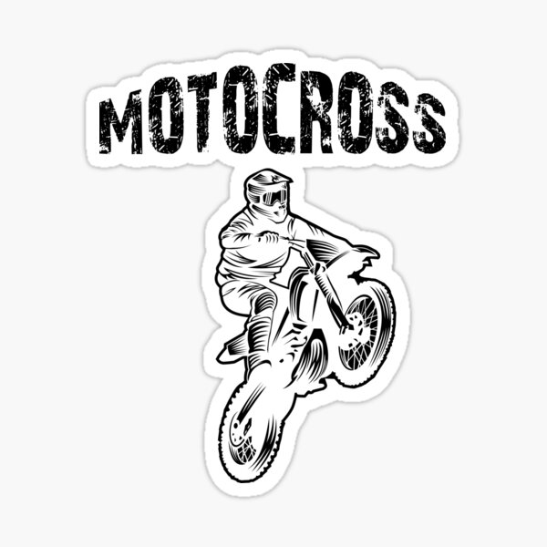 "Dirt Bike Jump | Motocross Jump" Sticker by Steffang | Redbubble