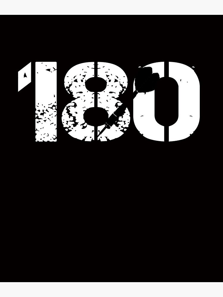 "DART DARTS 180 " Poster for Sale by rachidhaz | Redbubble