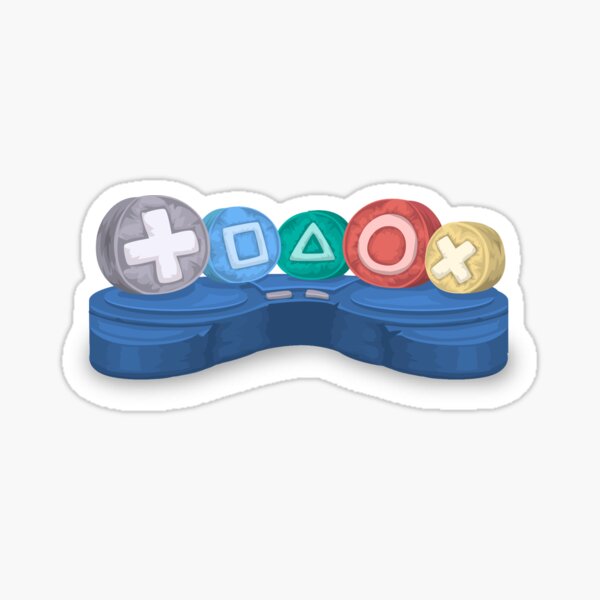 "Video Game Control Buttons" Sticker for Sale by OtherMoment | Redbubble