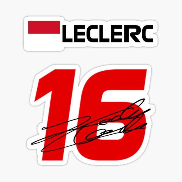 "LECLERC 16 F1 2022" Sticker for Sale by larsmeijer11 | Redbubble