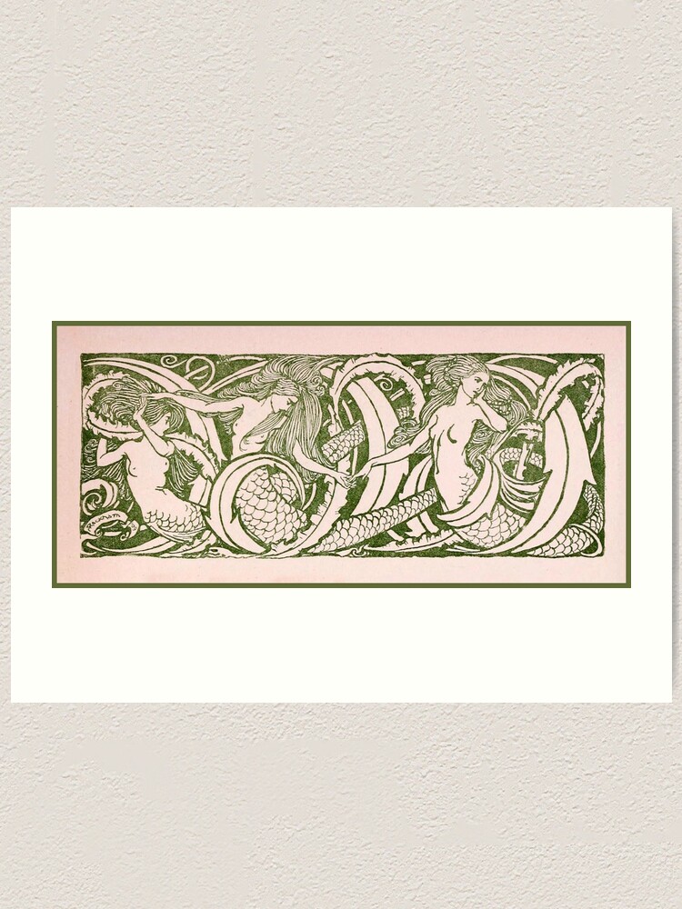 "Undine Title - Arthur Rackham" Art Print by forgottenbeauty | Redbubble