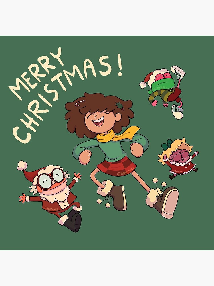 "Amphibia Christmas" Poster for Sale by kat-farr | Redbubble