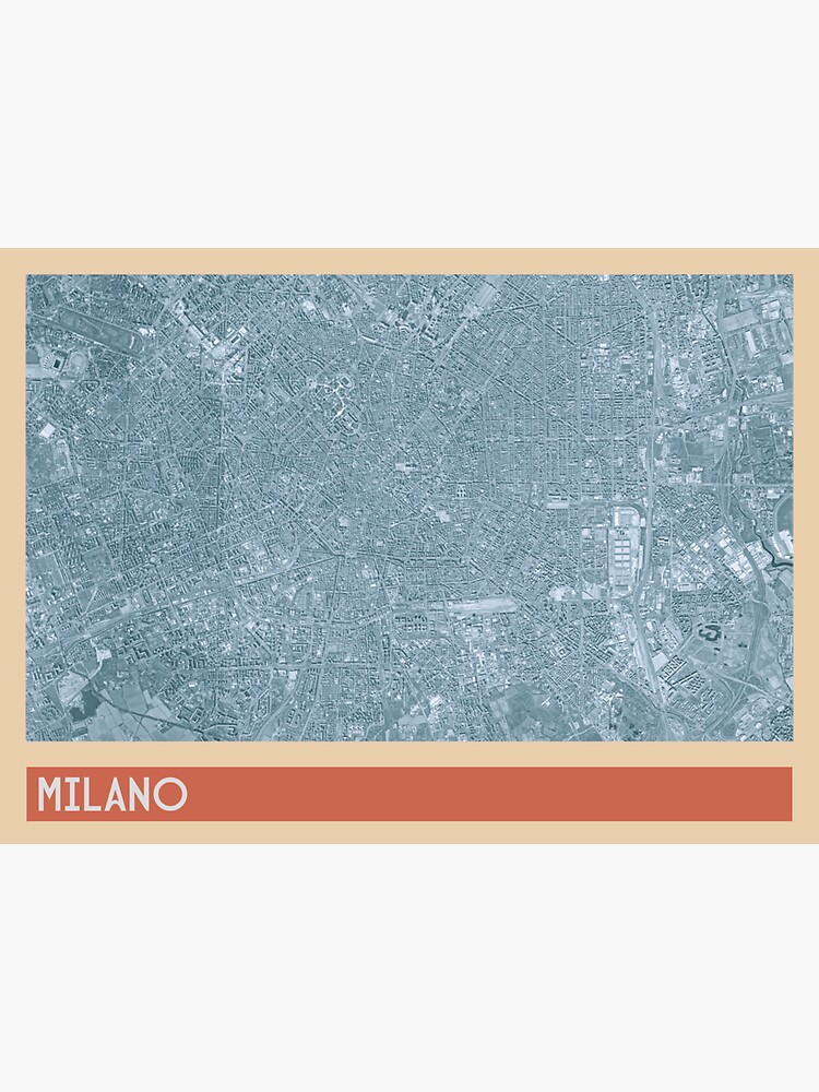 "Milano Italy map" Sticker for Sale by Doomer-Shop | Redbubble