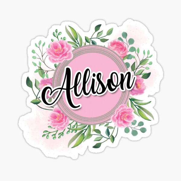 Pegatina «Allison» de badinboow | Redbubble