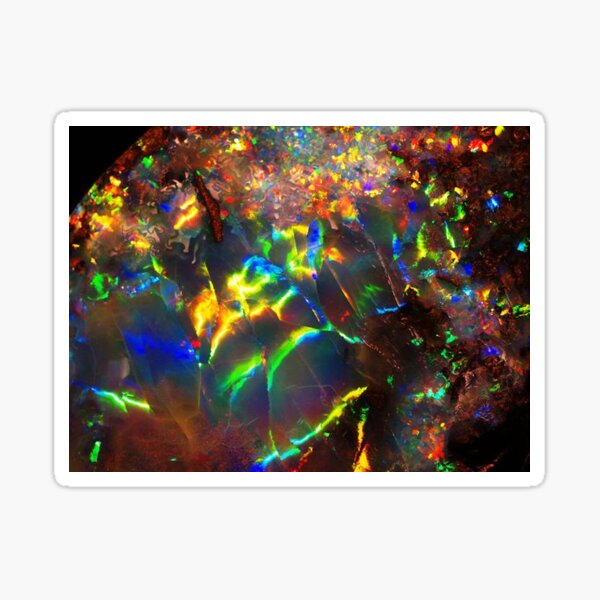 "Beautiful opal gemstone " Sticker for Sale by Singerevita | Redbubble