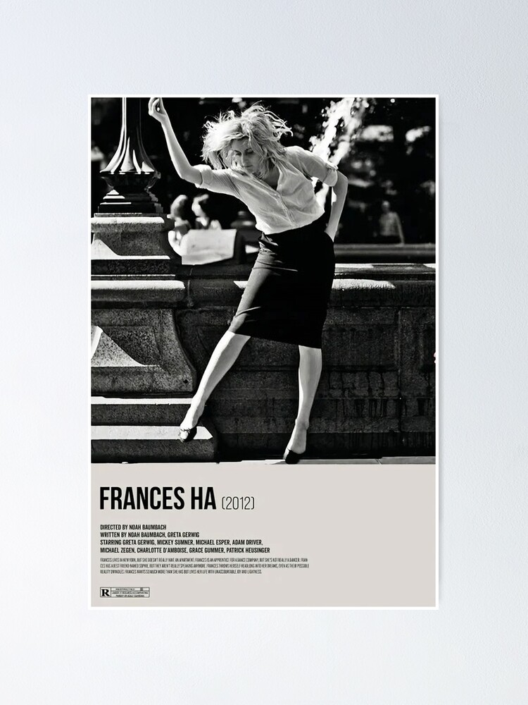 "Frances Ha Movie Poster" Poster for Sale by marklemans | Redbubble