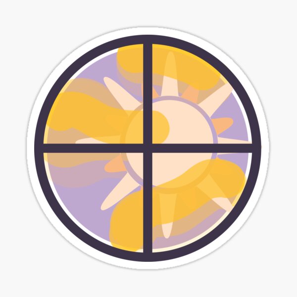 "Morning Sunrise over Fog" Sticker for Sale by ismidt | Redbubble