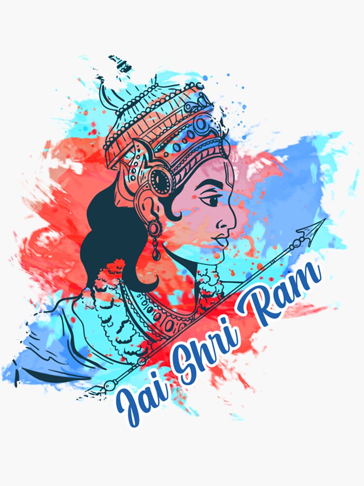 "Lord Ram " Sticker for Sale by RasikaDesigns | Redbubble
