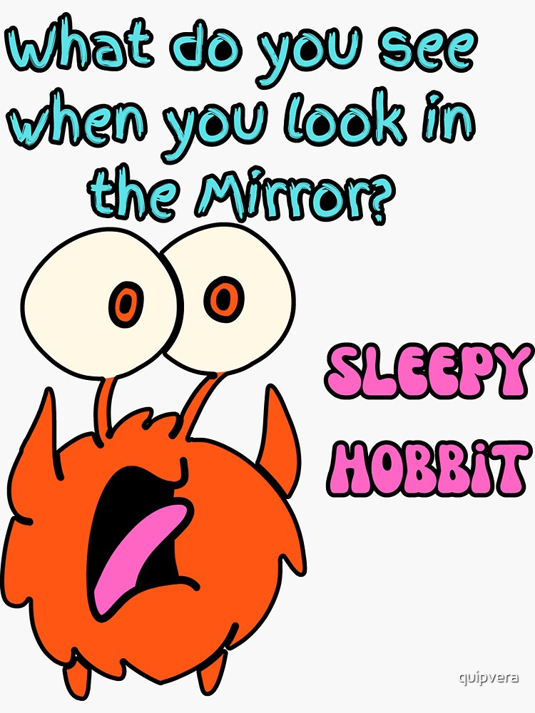 "smiling friends hobbit" Sticker for Sale by quipvera | Redbubble