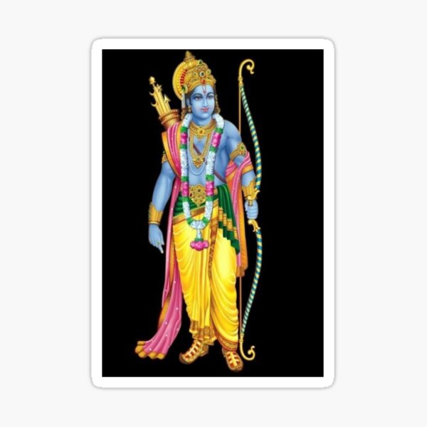 "Ram Ram Ram " Sticker for Sale by RasikaDesigns | Redbubble