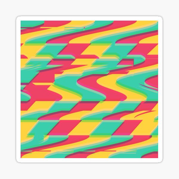"Retro Glitch" Sticker by GothamGamer117 | Redbubble