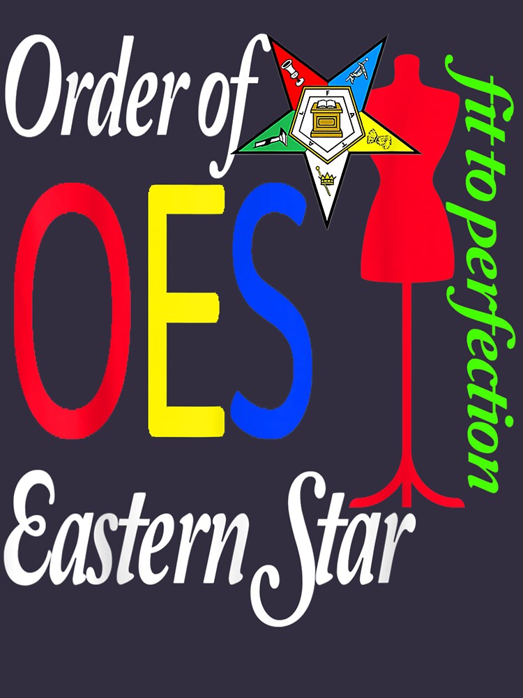 "Order Of The Eastern Star OES Ritual Ring Masonic Symbol T-Shirt" T ...