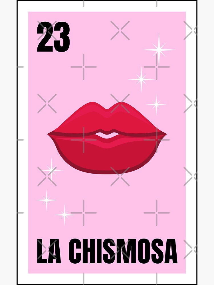 "La Chismosa" Sticker for Sale by Chicanastylez | Redbubble