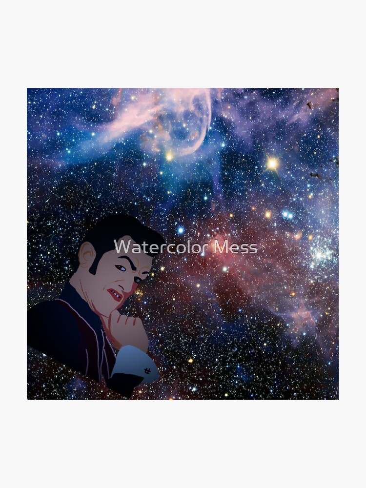"Robbie Rotten space aesthetic" Sticker for Sale by MlemMlam | Redbubble
